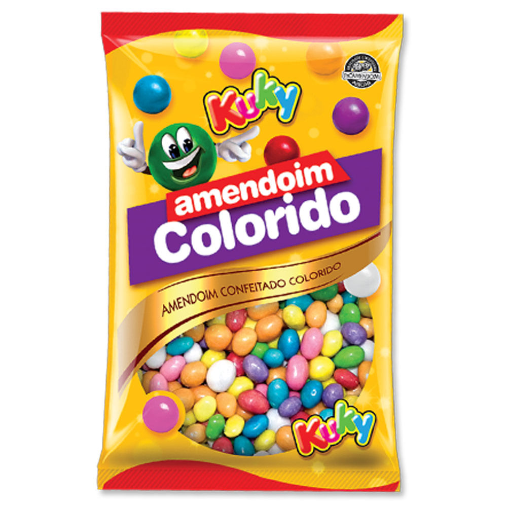 Amendoim Confeitado Colorido Kuky - Doce Malu Amendoim Confeitado Colorido Kuky - Doce Malu
