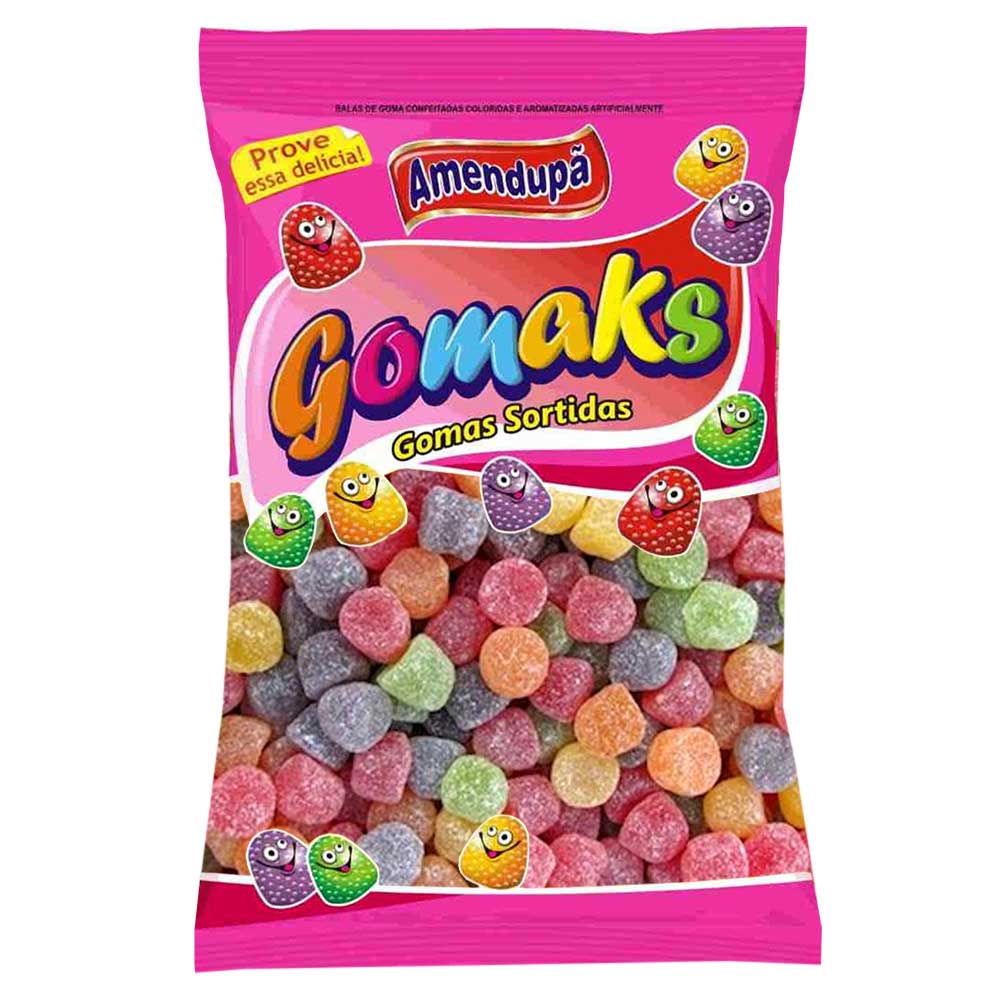 Bala de Goma Gomaks 1kg - Amendupã - Doce Malu