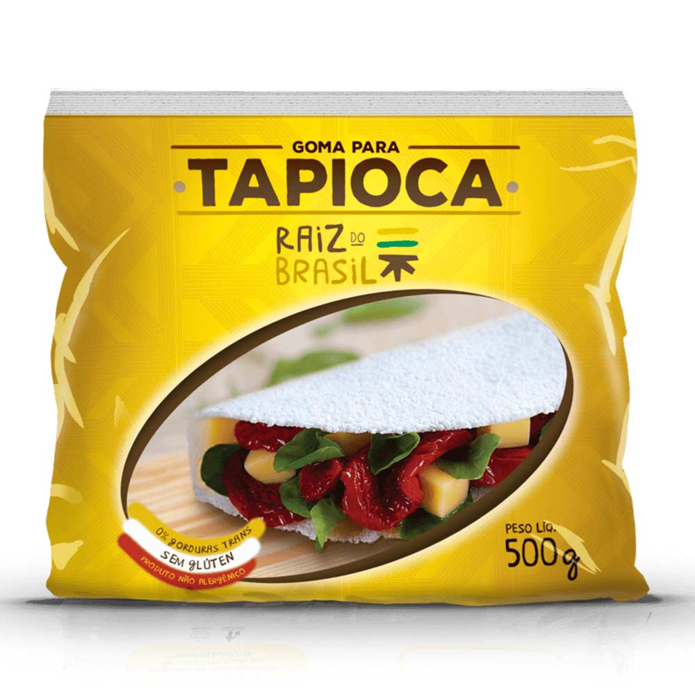 Goma para Tapioca 500g - Raíz do Brasil - Doce Malu