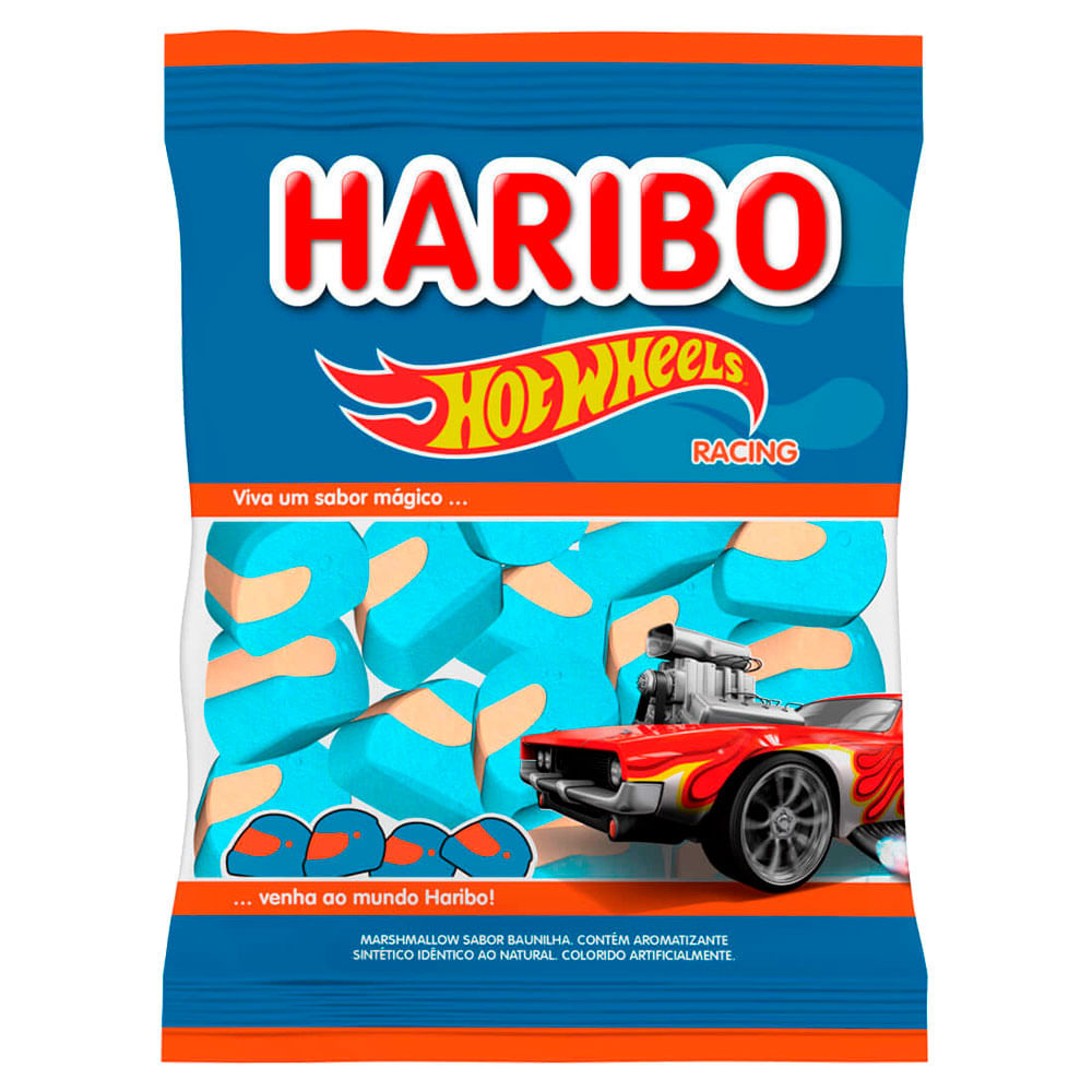 Marshmallow Chamallows Hot Wheels 200g - Haribo - Doce Malu