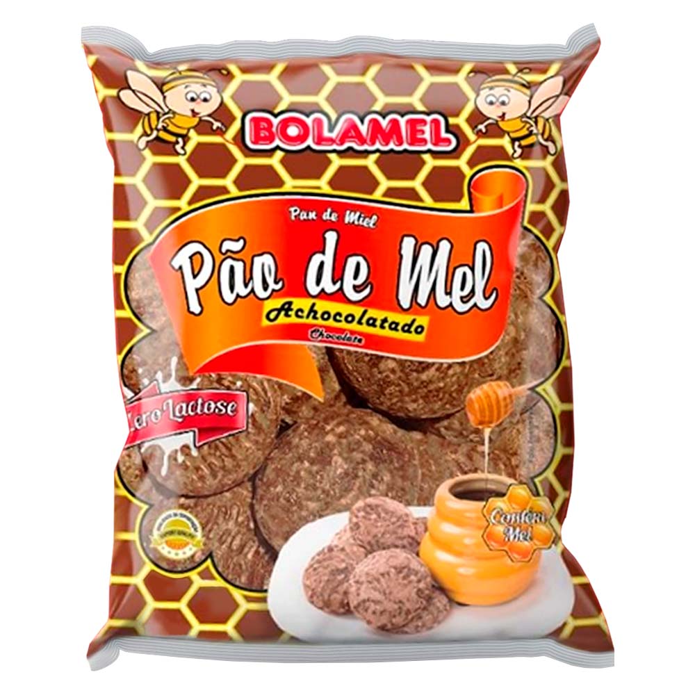 Pão de Mel Achocolatado 240g - Bolamel - Doce Malu