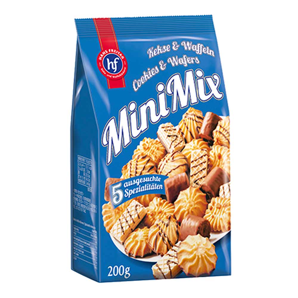 Cookies e Wafers Mini Mix 200g - Hans Freitag - Doce Malu