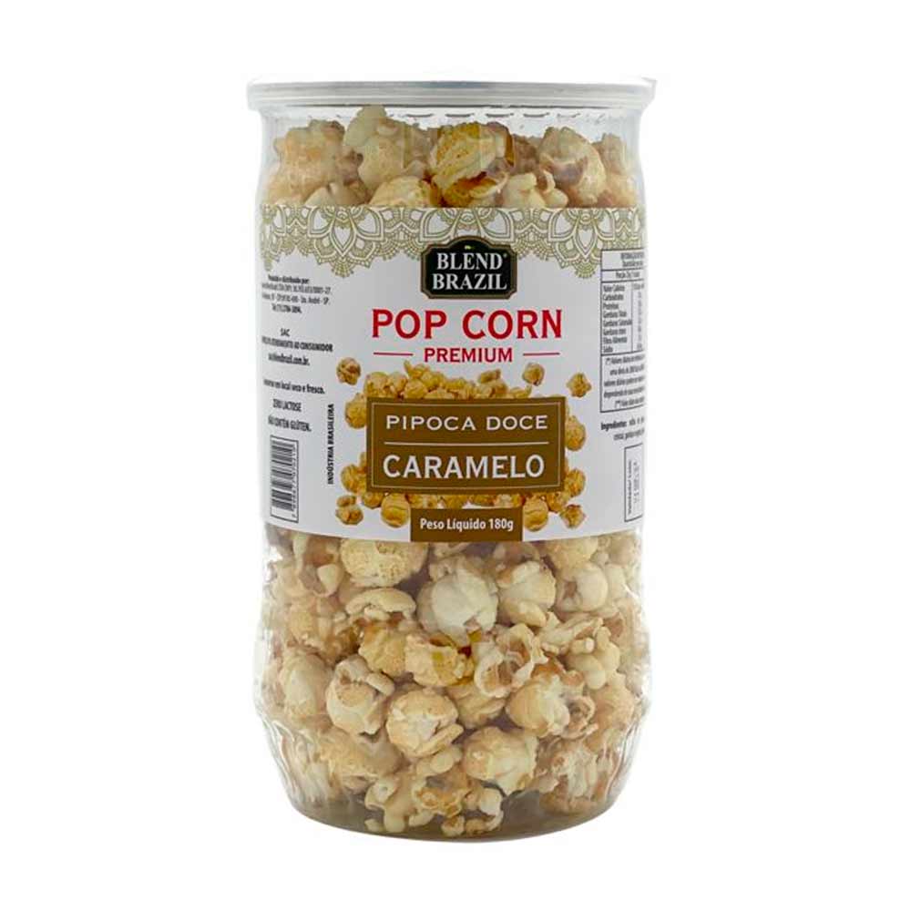 Pipoca Doce Sabor Caramelo 180g - Blend Brazil - Doce Malu