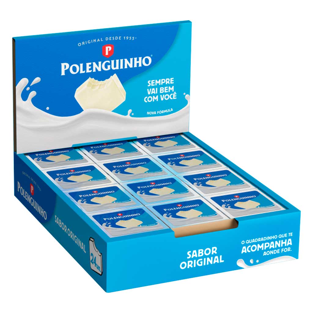 Queijinho Polenguinho Original 17g c/24 - Polenghi - Doce Malu