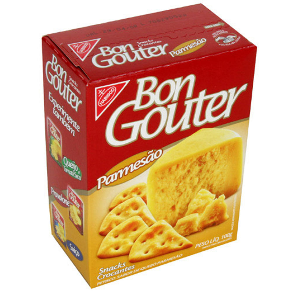 Biscoito Bon Gouter Parmesao Nabisco - Doce Malu