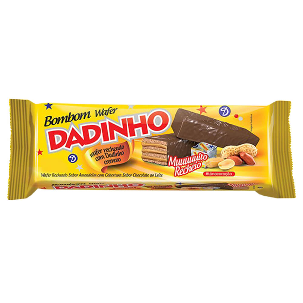 Bombom Wafer Dadinho 450g - Dizioli - Doce Malu