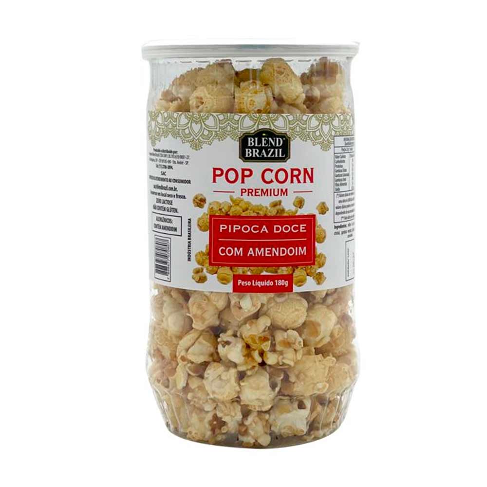 Pipoca Doce Sabor Caramelo com Amendoim 180g - Blend Brazil - Doce Malu
