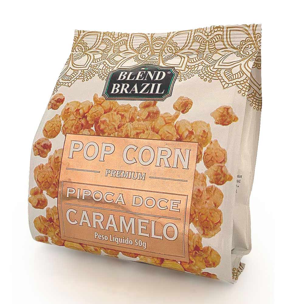 Pipoca Doce Sabor Caramelo 50g - Blend Brazil - Doce Malu