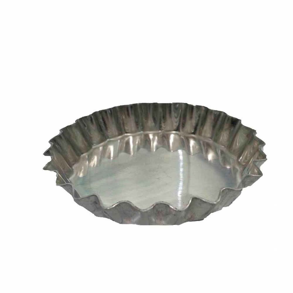 Forma Torta Maçã Fundo Fixo 5cm c/12 - Roldan - Doce Malu