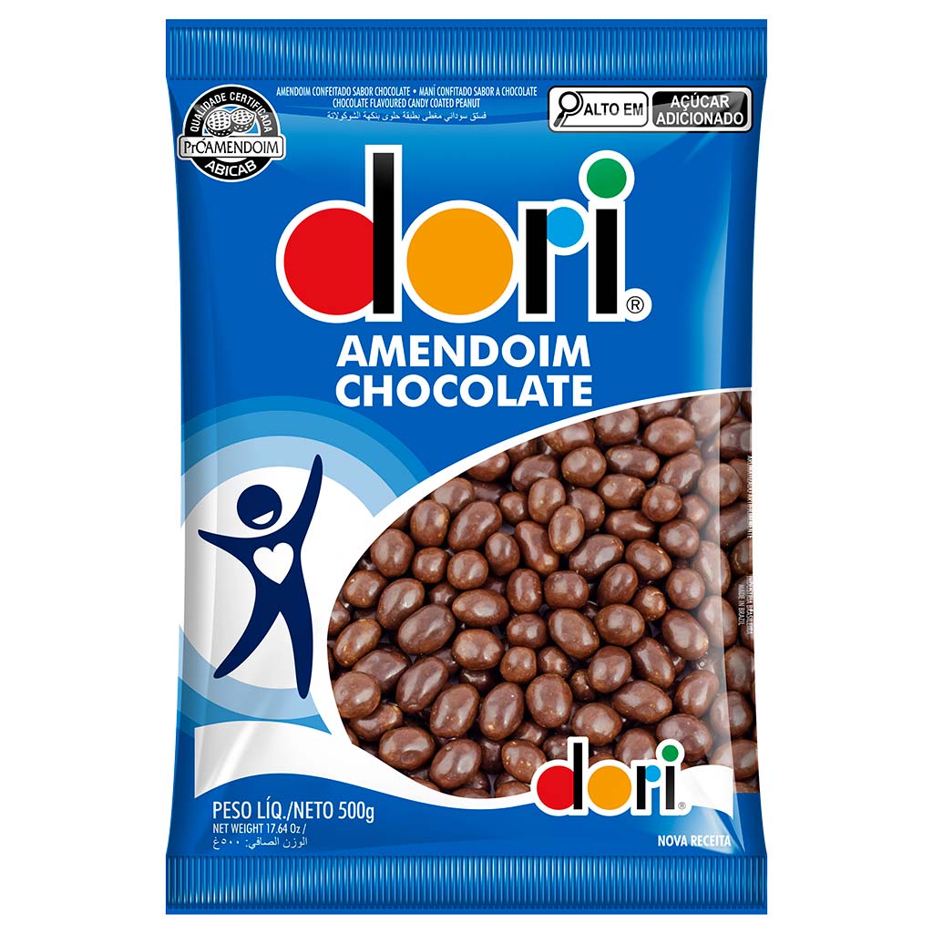 Amendoim Confeitado Chocolate Dori - Doce Malu Amendoim Confeitado Chocolate Dori - Doce Malu